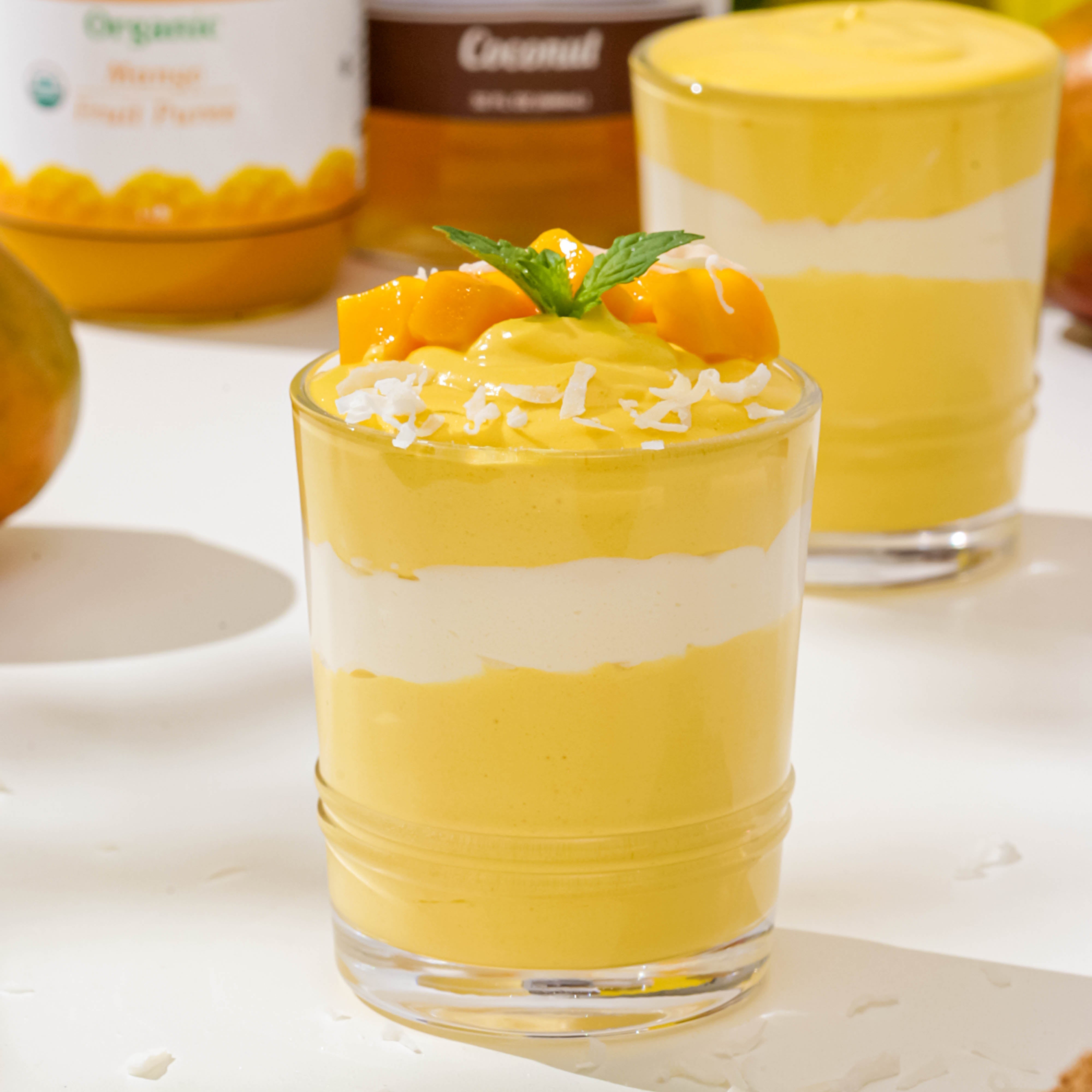 Easy, No-Bake Vegan Mango Coconut Mousse – Nature's Flavors