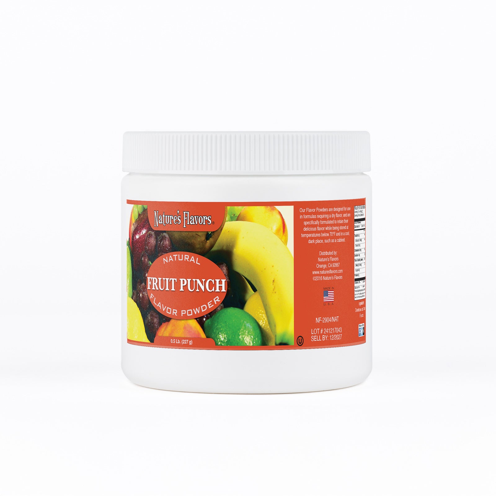 Fruit Punch Flavor Powder, Natural – Nature's Flavors