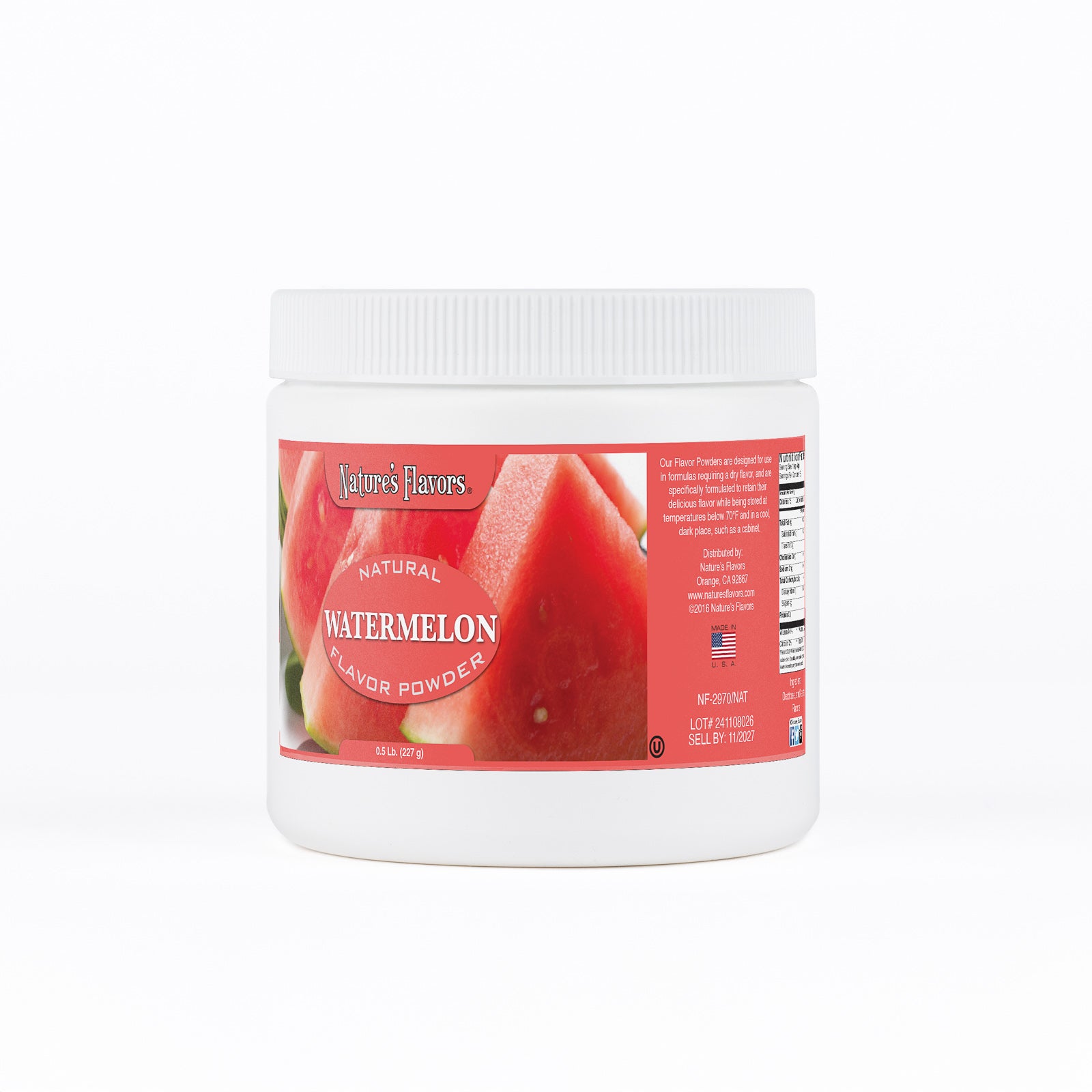 Watermelon Flavor Powder, Natural – Nature's Flavors