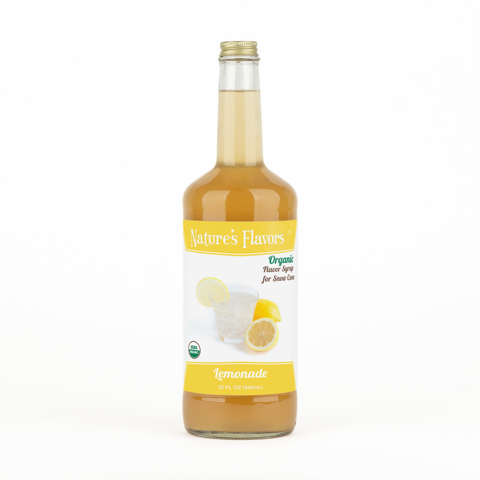 Lemonade Snow Cone Syrup, Organic – Nature's Flavors