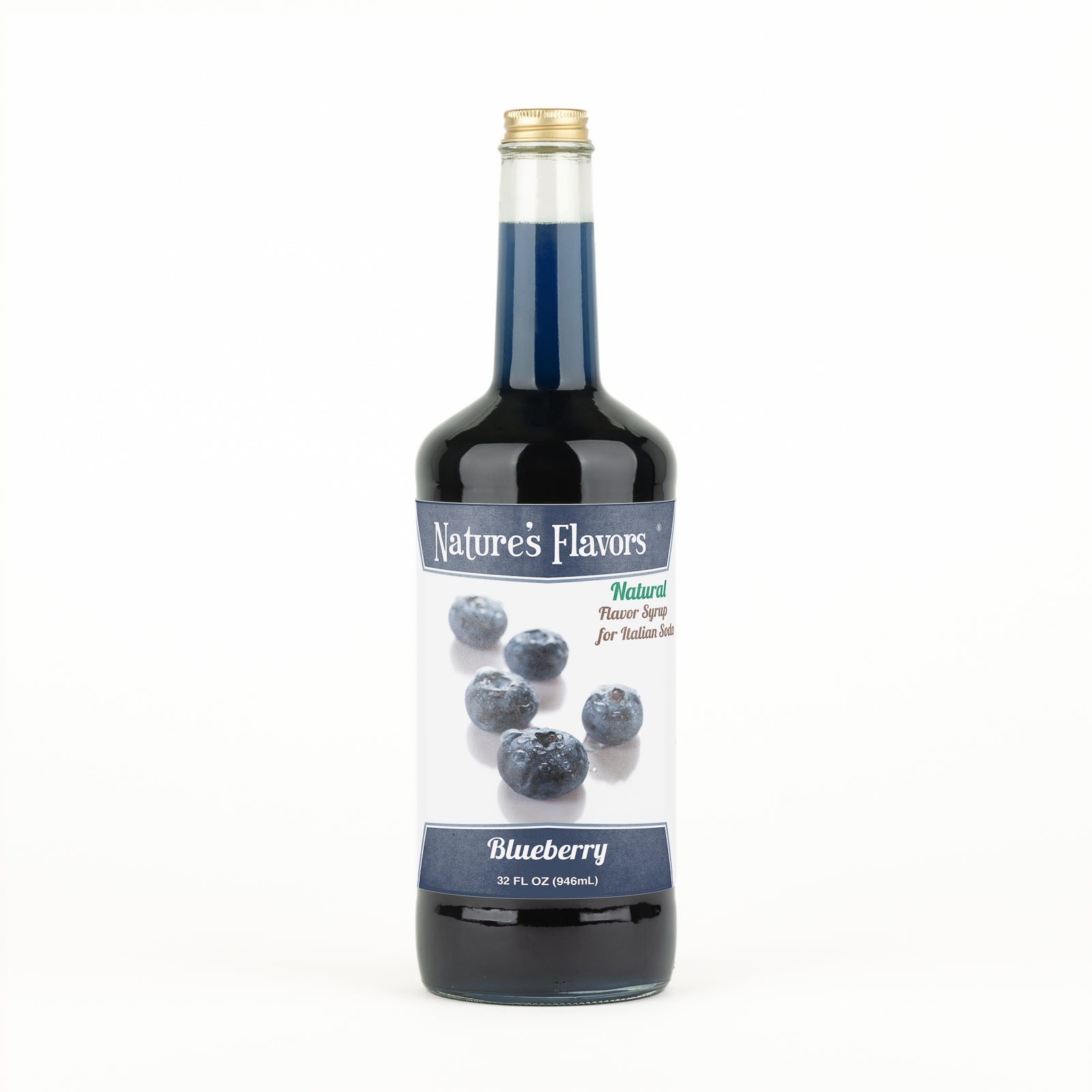 Blueberry Italian Soda Syrup, Natural – Nature's Flavors