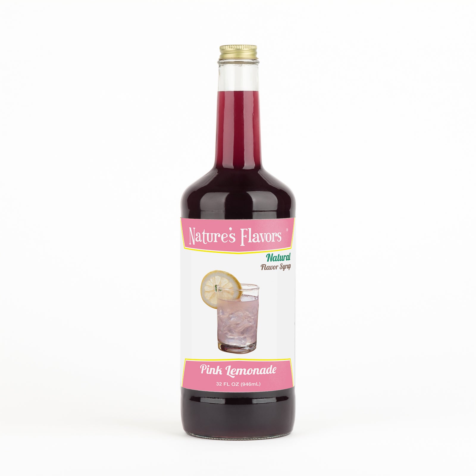 Pink Lemonade Syrup, Natural – Nature's Flavors