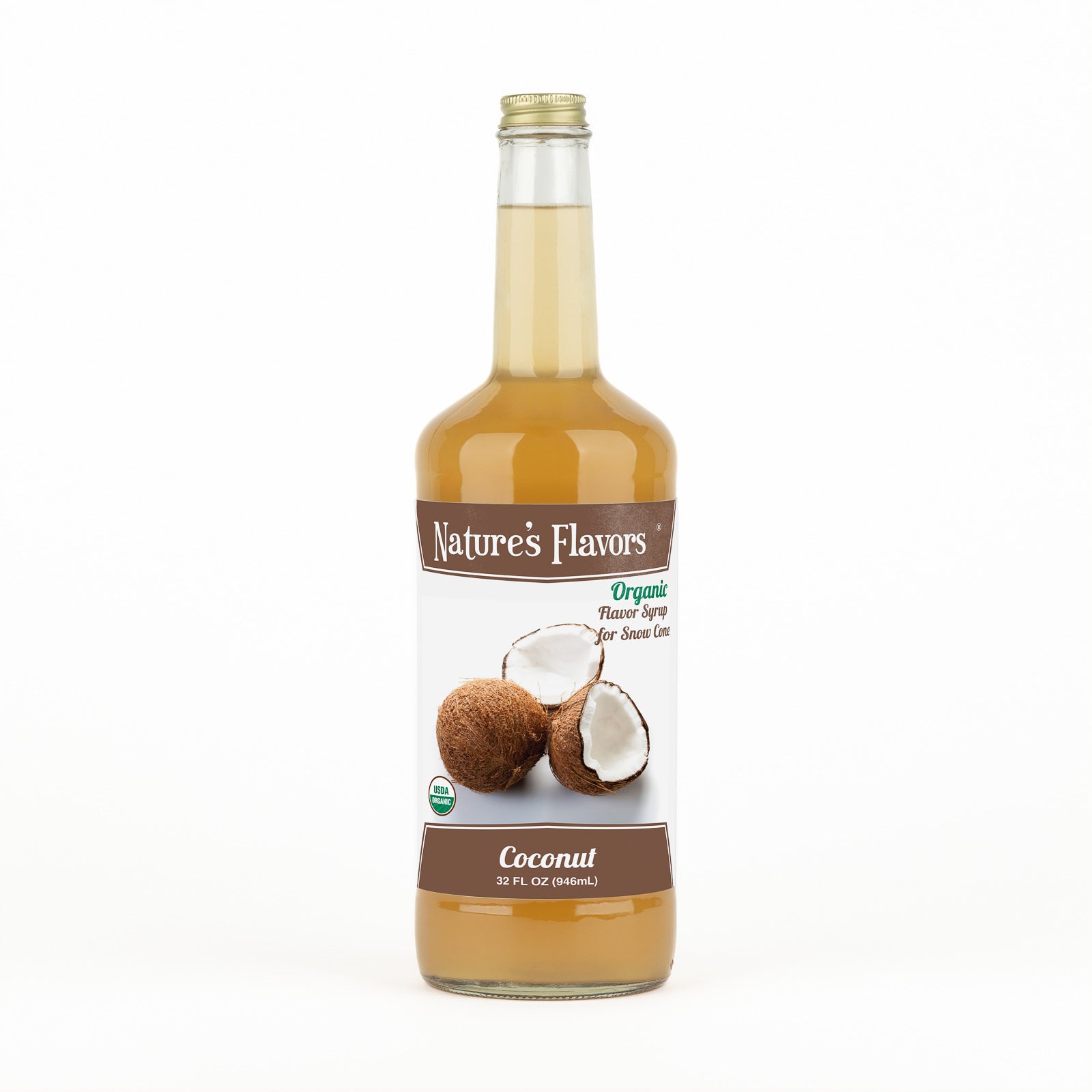 Coconut Snow Cone Syrup, Organic – Nature's Flavors