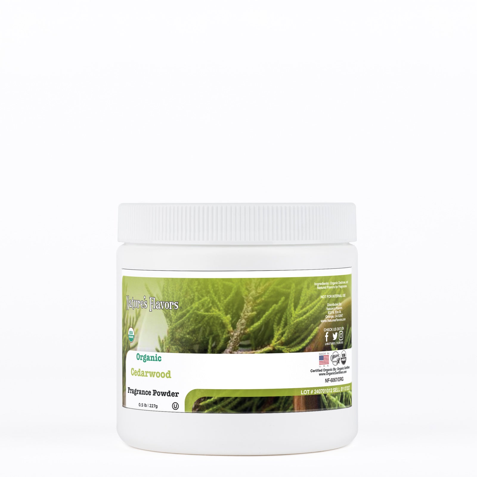 Organic Cedarwood Fragrance Powder – Nature's Flavors