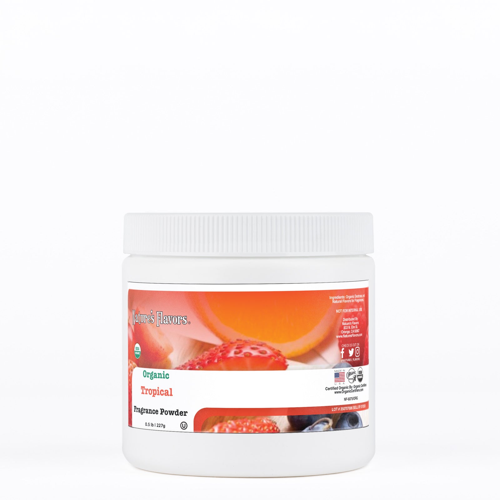 Organic Tropical Fragrance Powder – Nature's Flavors