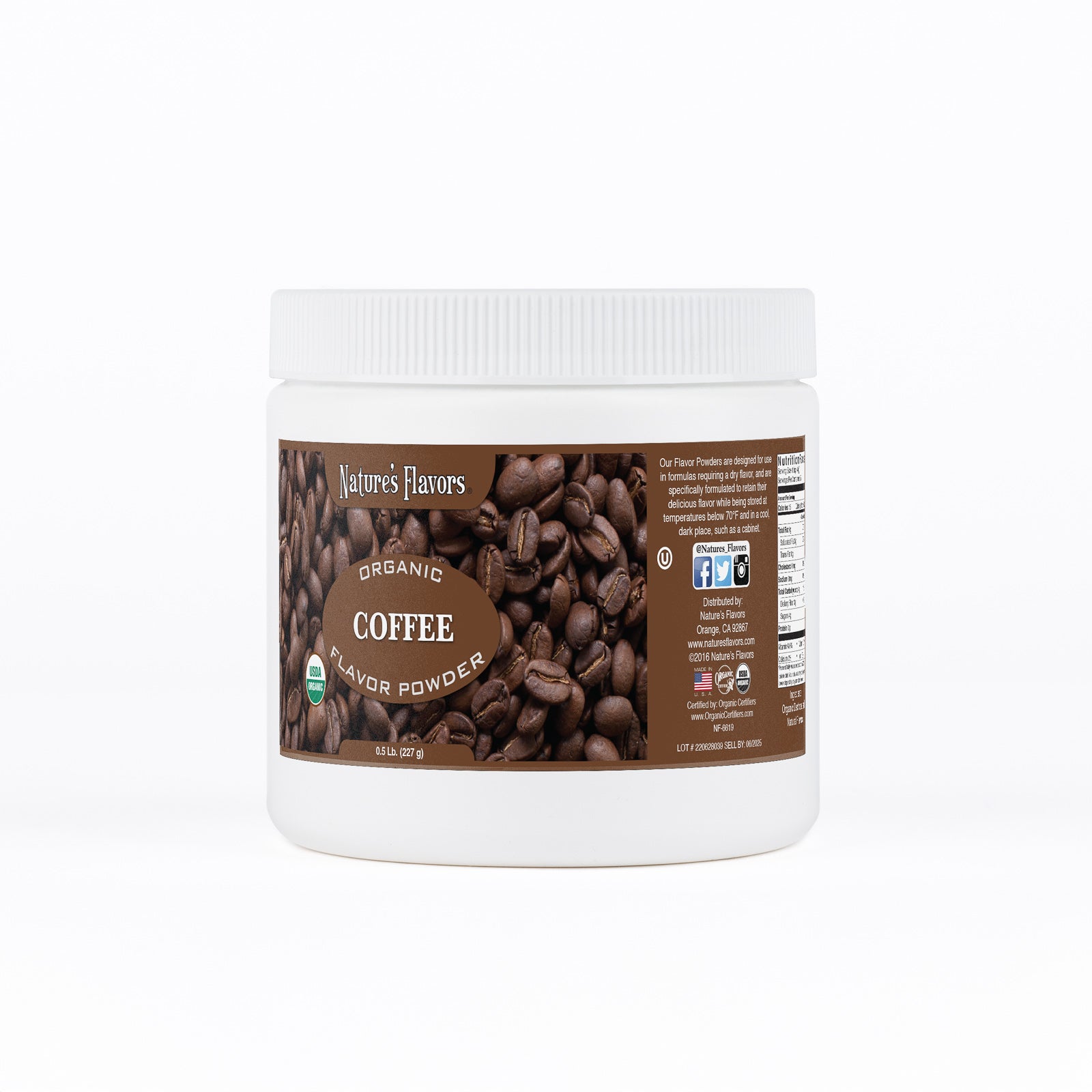 Coffee Flavor Powder, Organic – Nature's Flavors