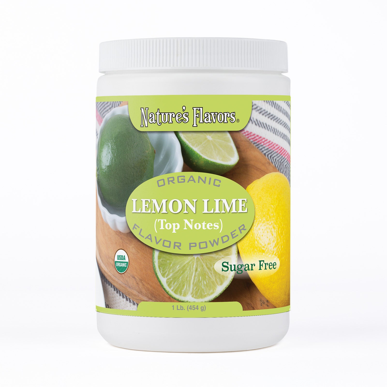 Lemon Lime Flavor Powder (Sugar-Free), Organic (Top Notes) – Nature's ...