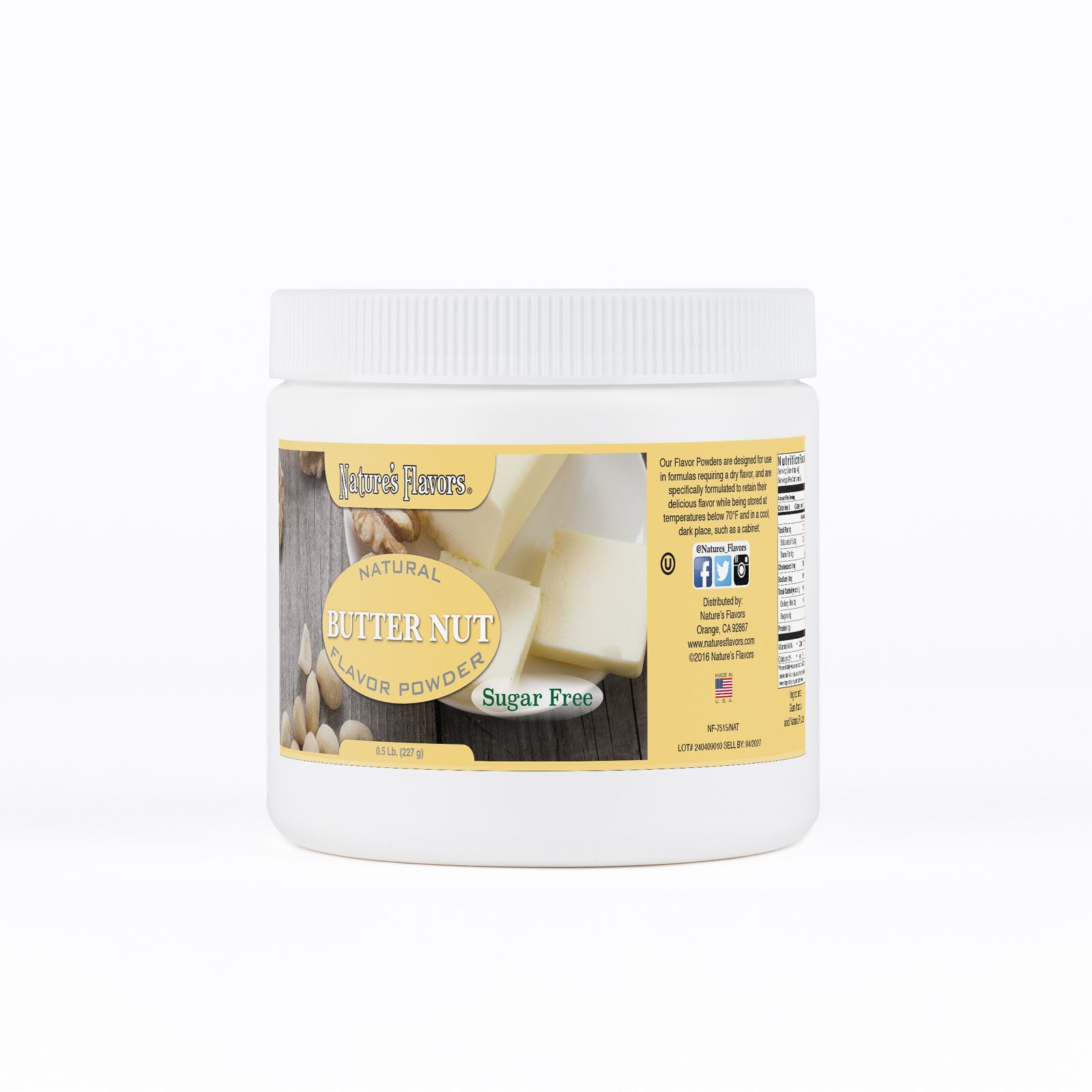 Butter Nut Sugar Free Flavor Powder – Nature's Flavors