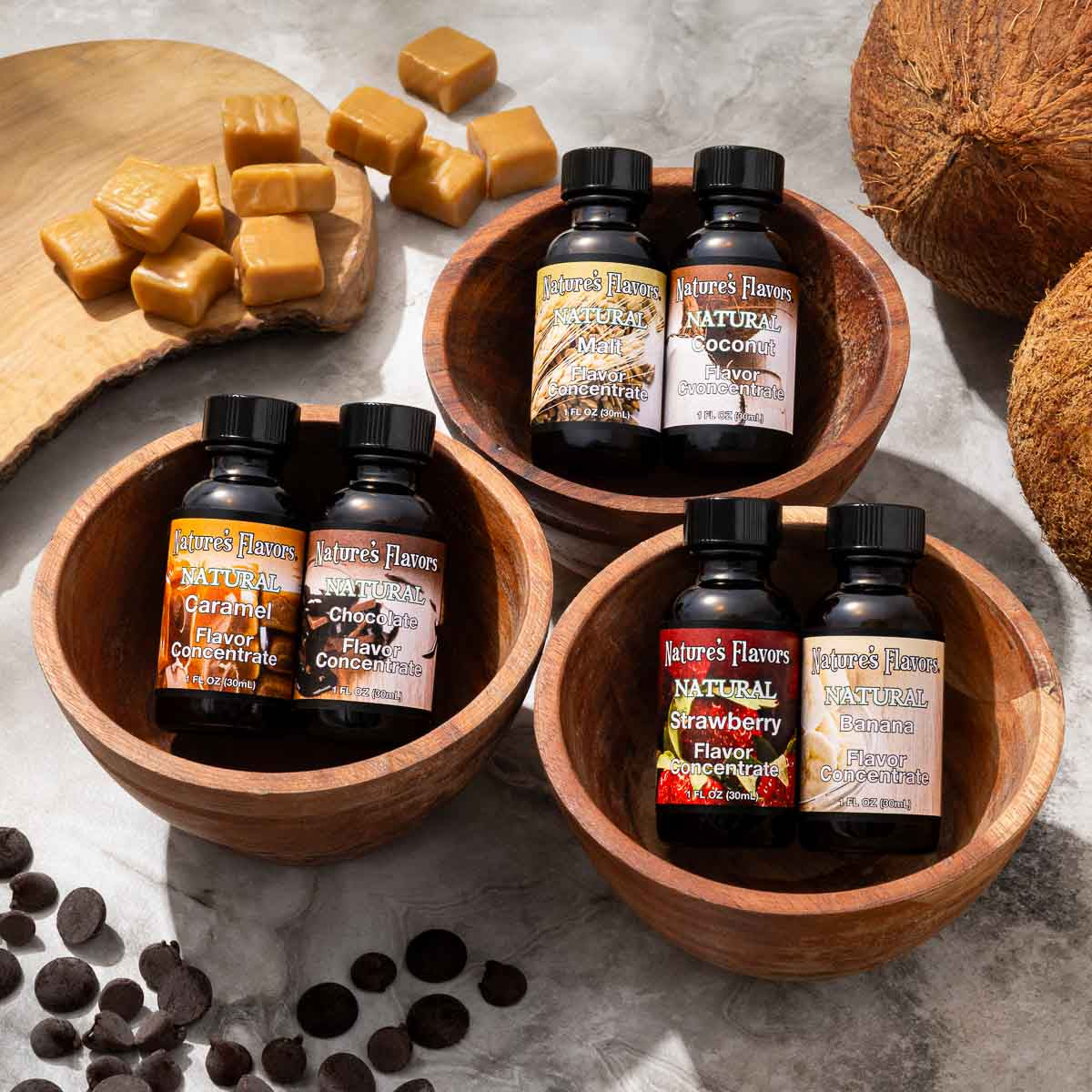 Sample Pack of Natural Flavor Concentrates – Nature's Flavors