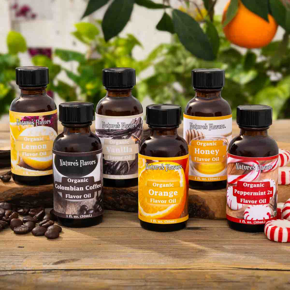 Natures Flavors Sample Pack of Organic Flavor Oils – Nature's Flavors