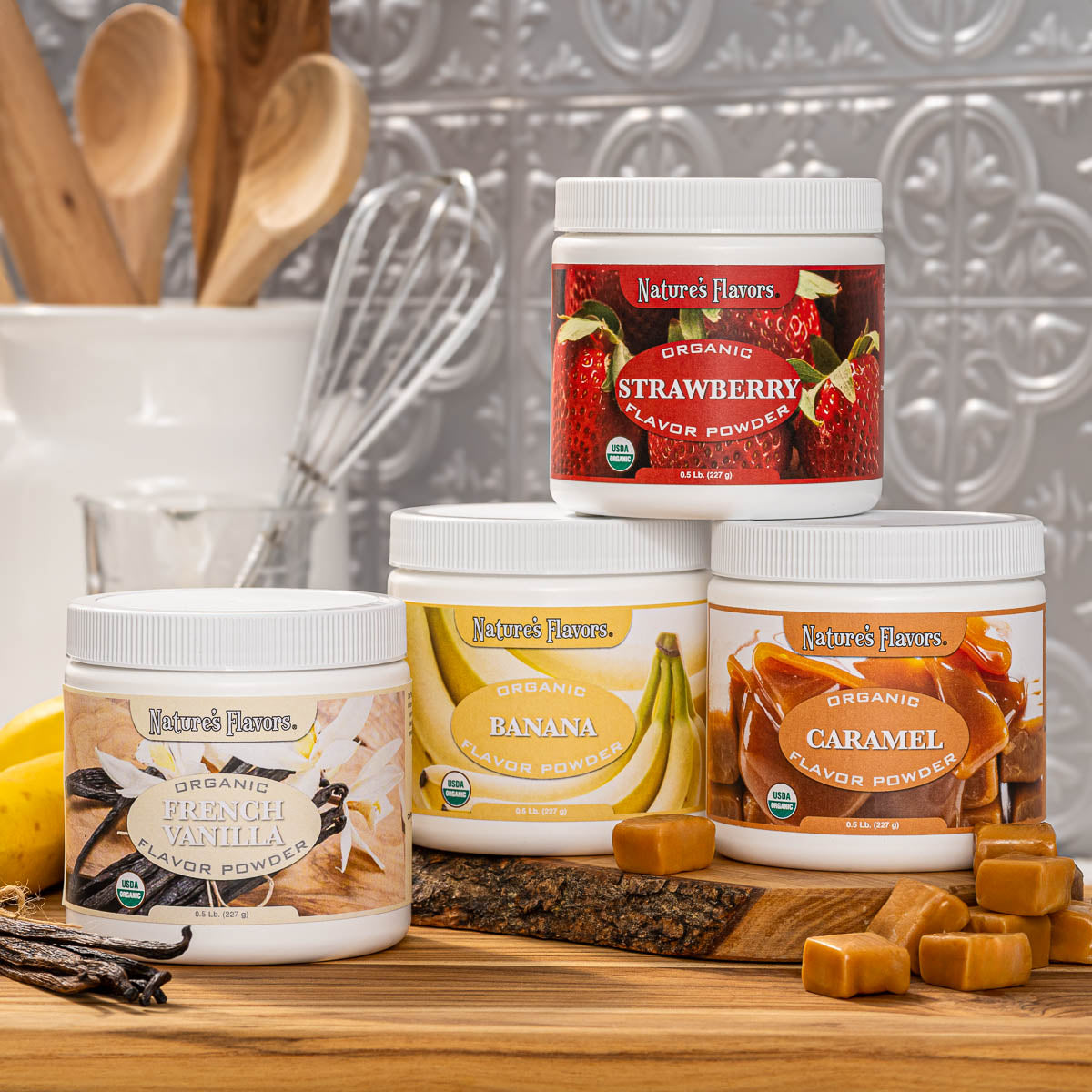 Natures Flavors Sample Pack of Organic Flavor Powders – Nature's Flavors