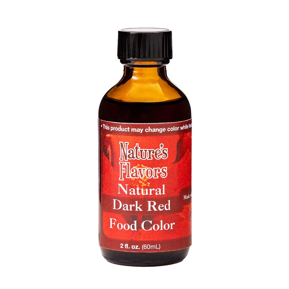 Dark Red Food Coloring (Made with Red Radish & Hibiscus), Natural ...