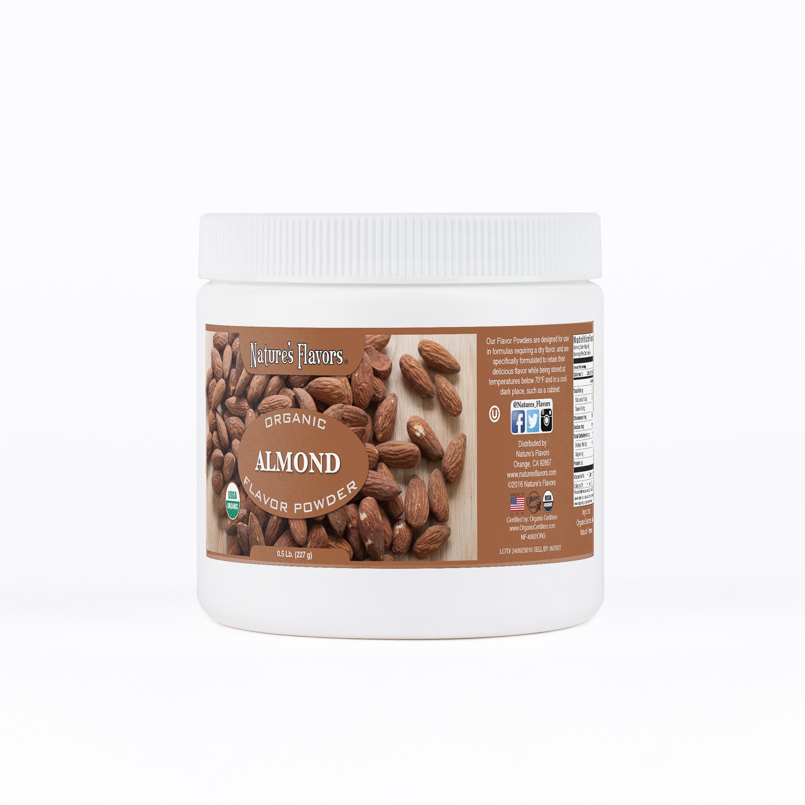 Almond Flavor Powder, Organic – Nature's Flavors