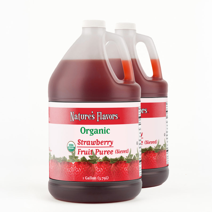 Organic Strawberry Puree (Sieved) – Nature's Flavors