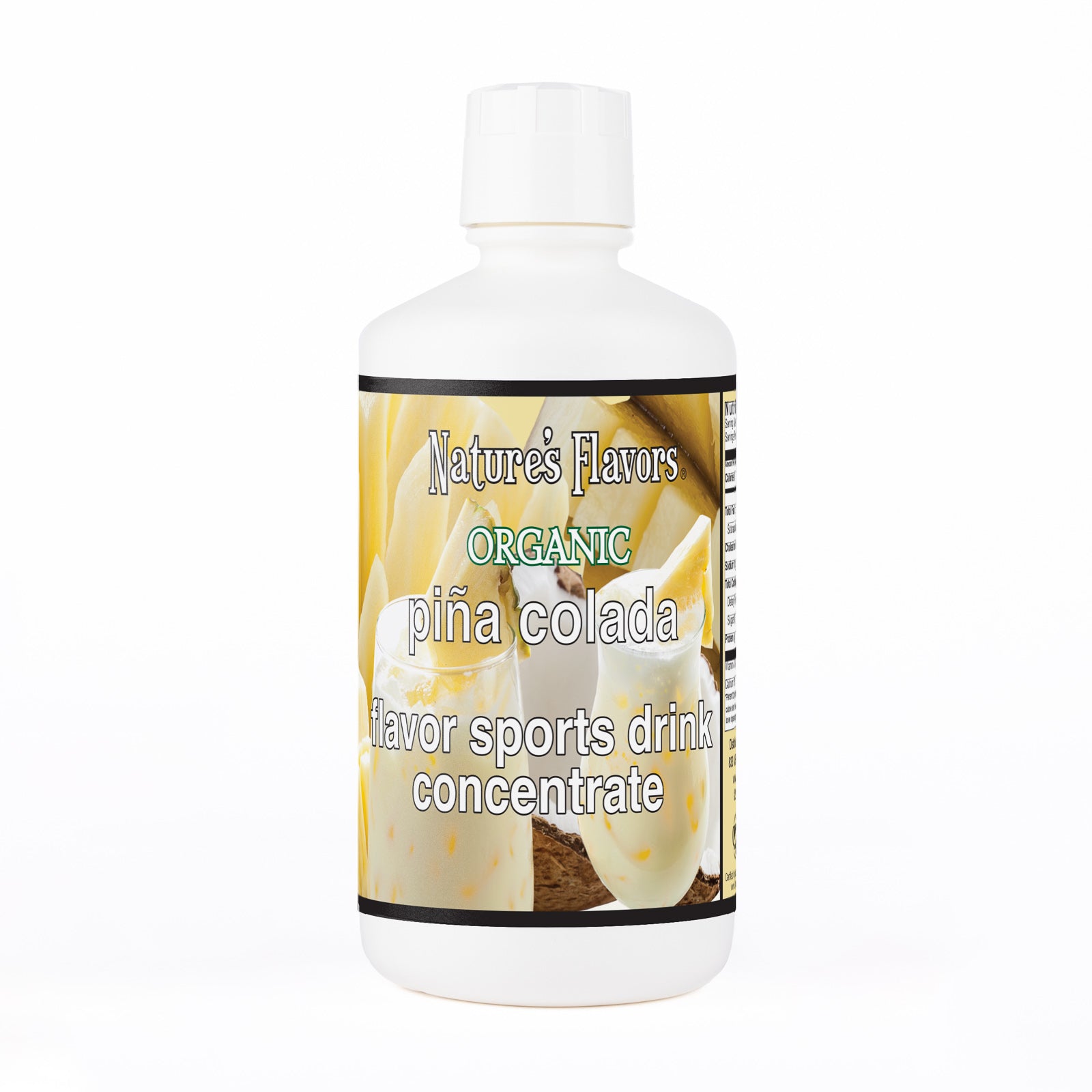 Organic Pina Colada Flavor Sports Drink Concentrate – Nature's Flavors